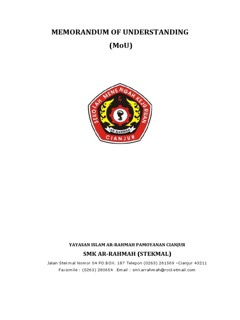 MoU PKL 2023 | PDF | Bisnis | Sains & Matematika