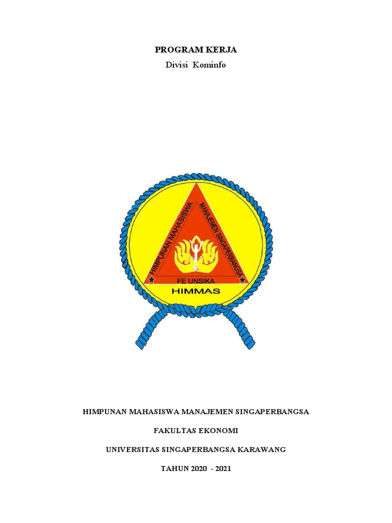 Proposal Proker Divisi Kominfo Fix | PDF