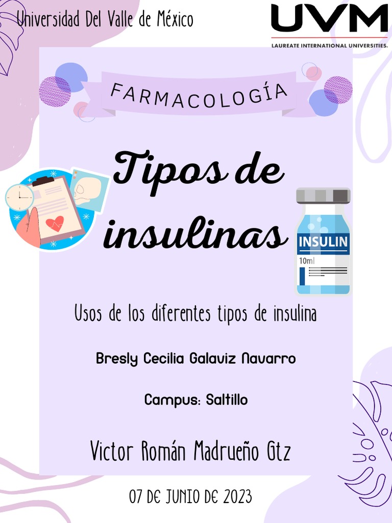 Insulinas | PDF | Sistema endocrino | Enfermedades y trastornos humanos
