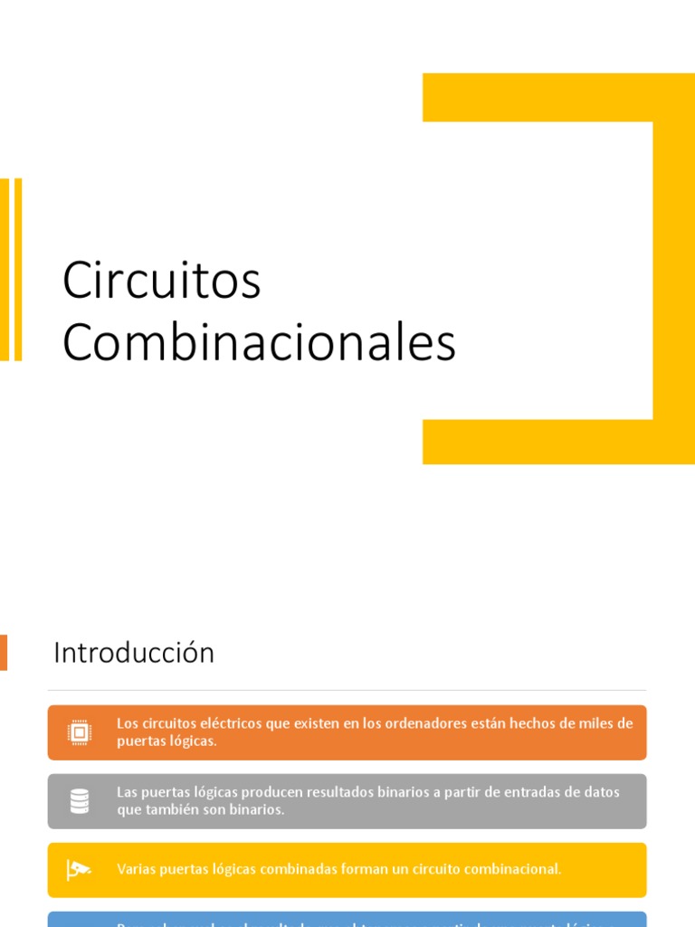 Circuitos Combinacionales | PDF