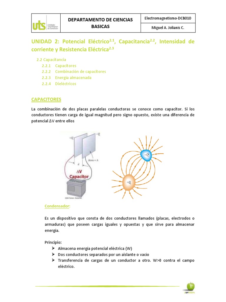 Capacitancia | PDF | Condensador | Capacidad