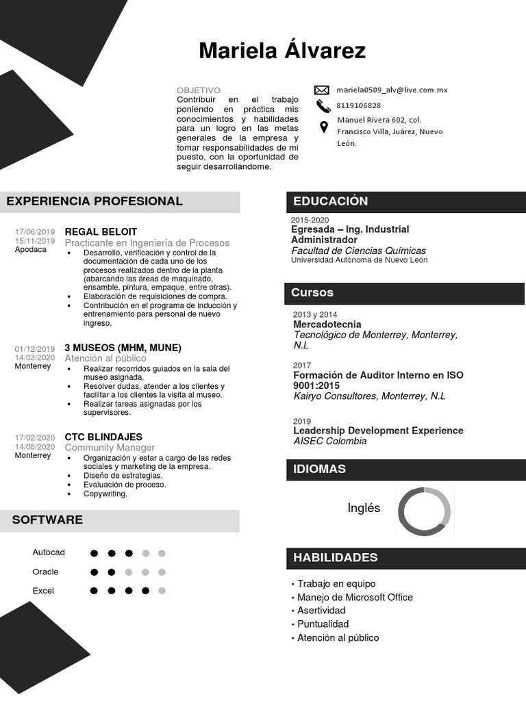 CV. Mariela Álvarez | PDF