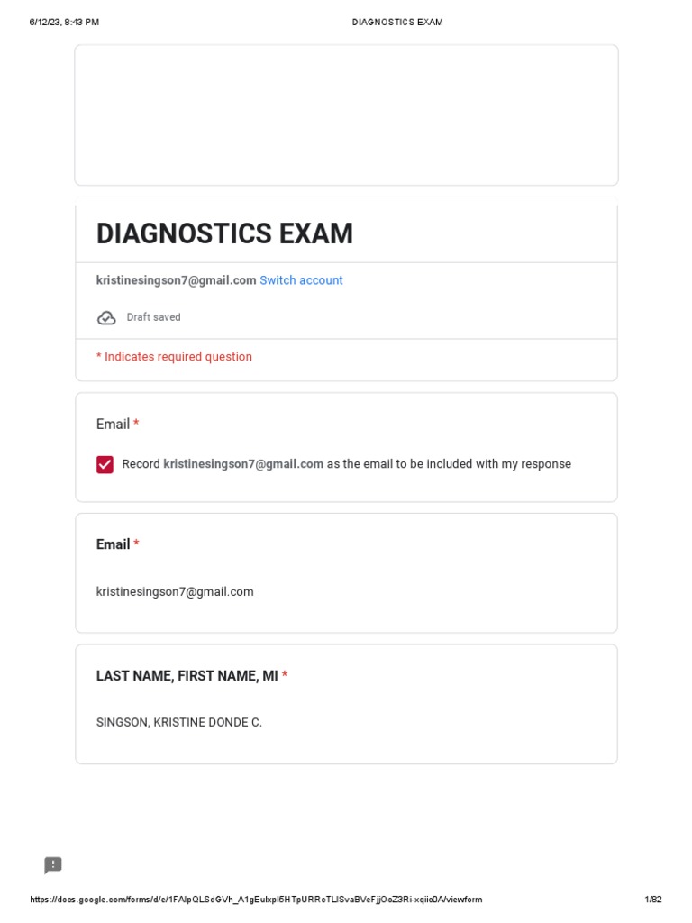 Diagnostics Exam June | PDF