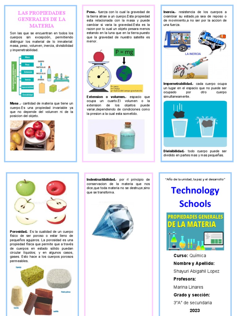 Propiedades Generales de La Materia | PDF