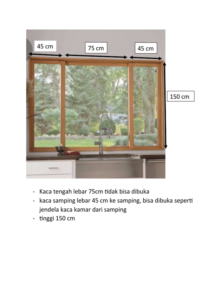 Ukuran dan Tipe Jendela Kaca | PDF