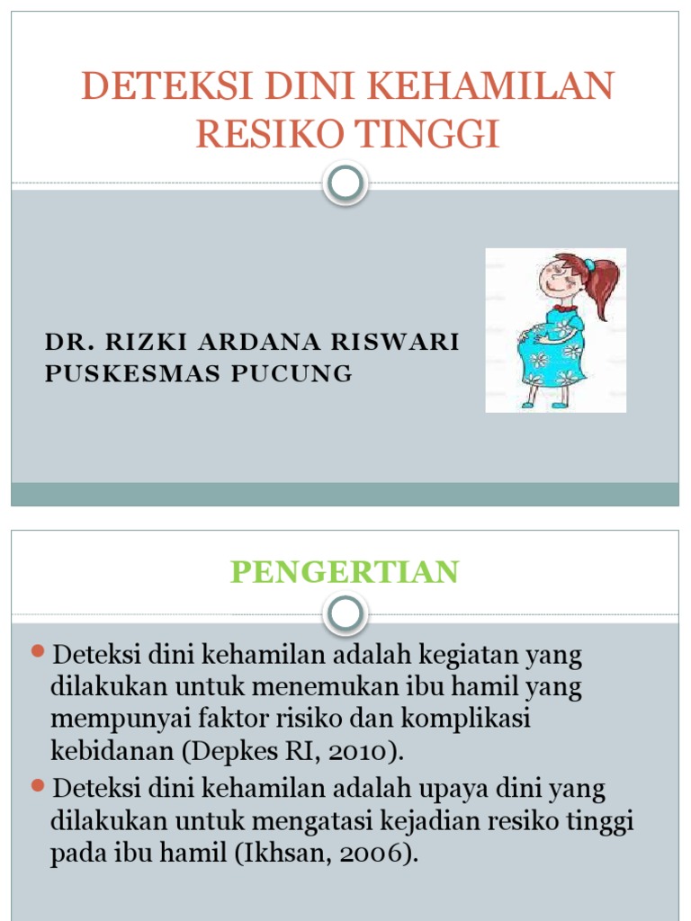 Deteksi Dini Kehamilan Resiko Tinggi | PDF