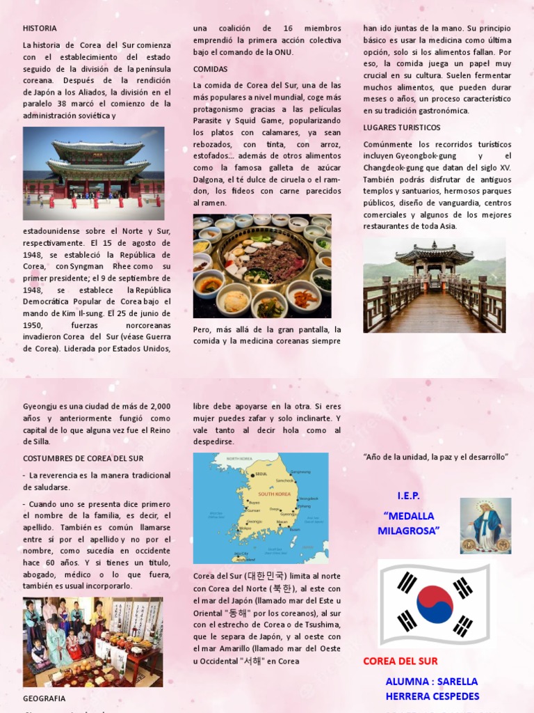 Triptico Sarralle | PDF | Corea del Sur | Política mundial