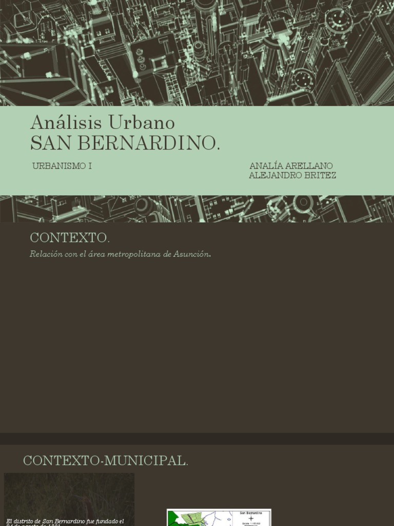 Análisis Urbano. Parcial II | PDF