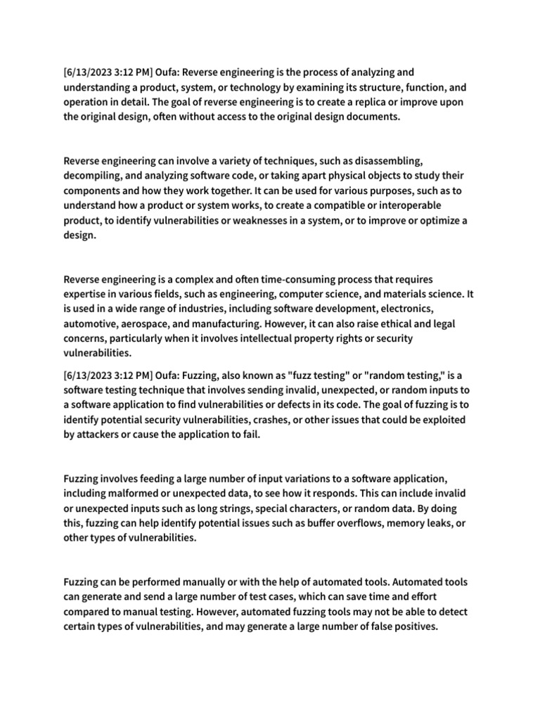 Reverse Engineering | PDF