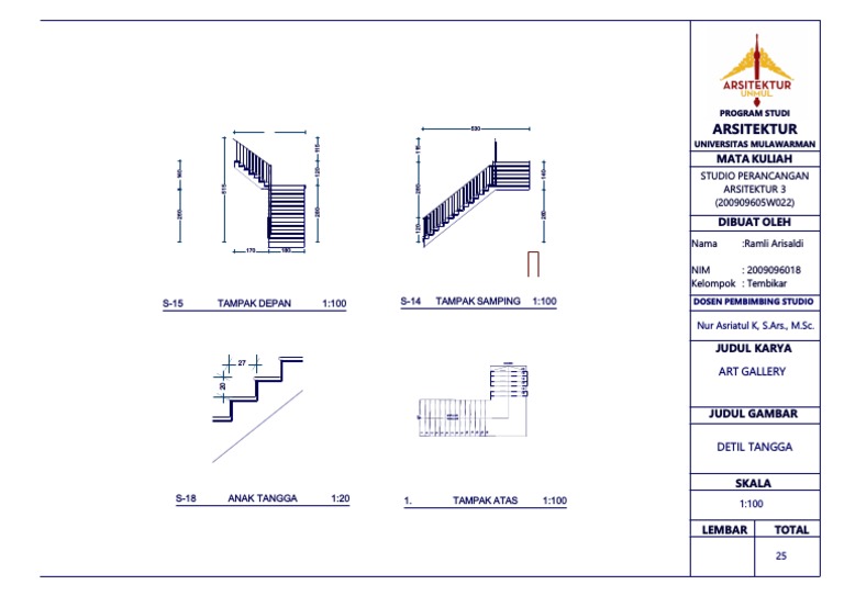17 Detail Tangga | PDF