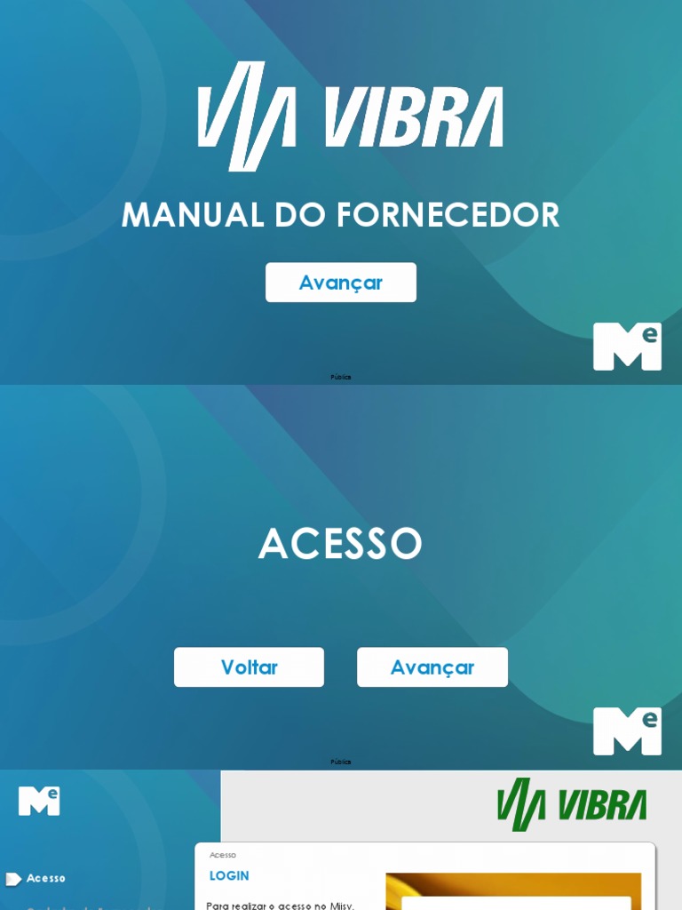 Manual Cadastro Fornecedores Vibra ME | PDF | Senha | Informática