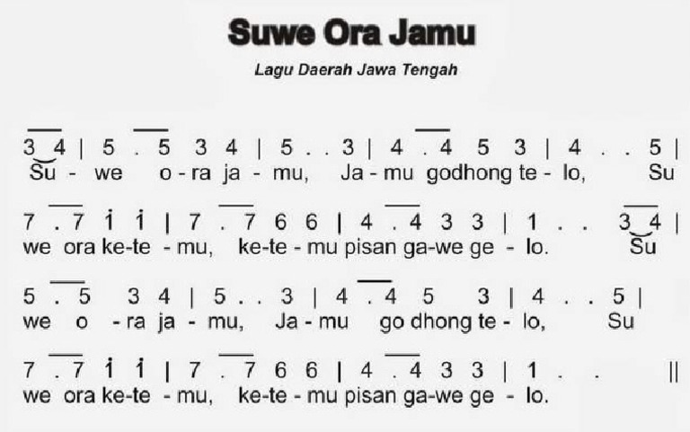 Suwe Ora Jamu | PDF