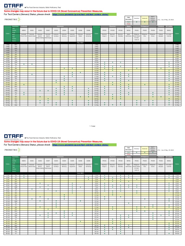 Schedule_OTAFF_T1 (1) | PDF