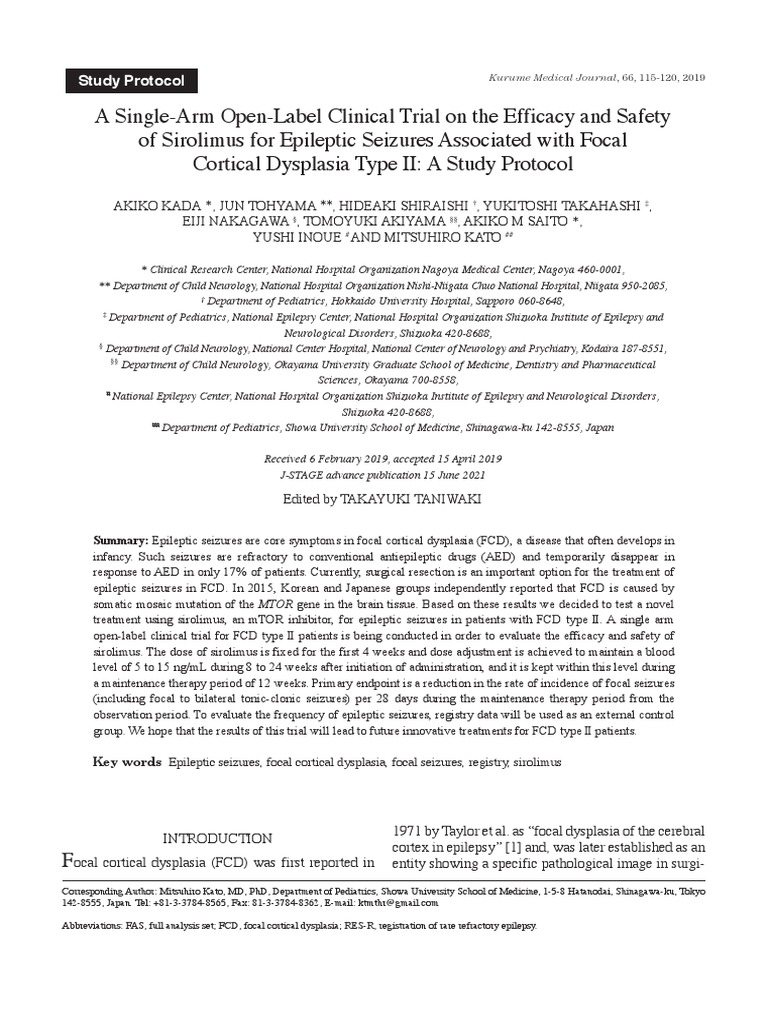 A Single-Arm Open-Label Clinical Trial On The Efficacy and Safety of ... A Single-Arm Open-Label Clinical Trial On The Efficacy and Safety of ...