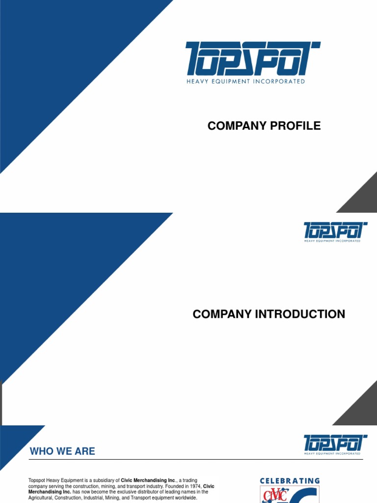 Topspot Heavy Equipment | PDF