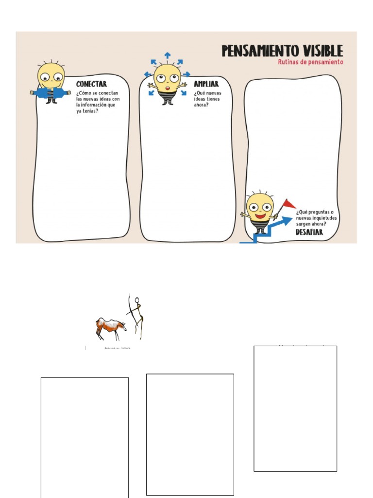 Rutina de Pensamiento (Conectar-Ampliar-Desafiar) - 1 | PDF