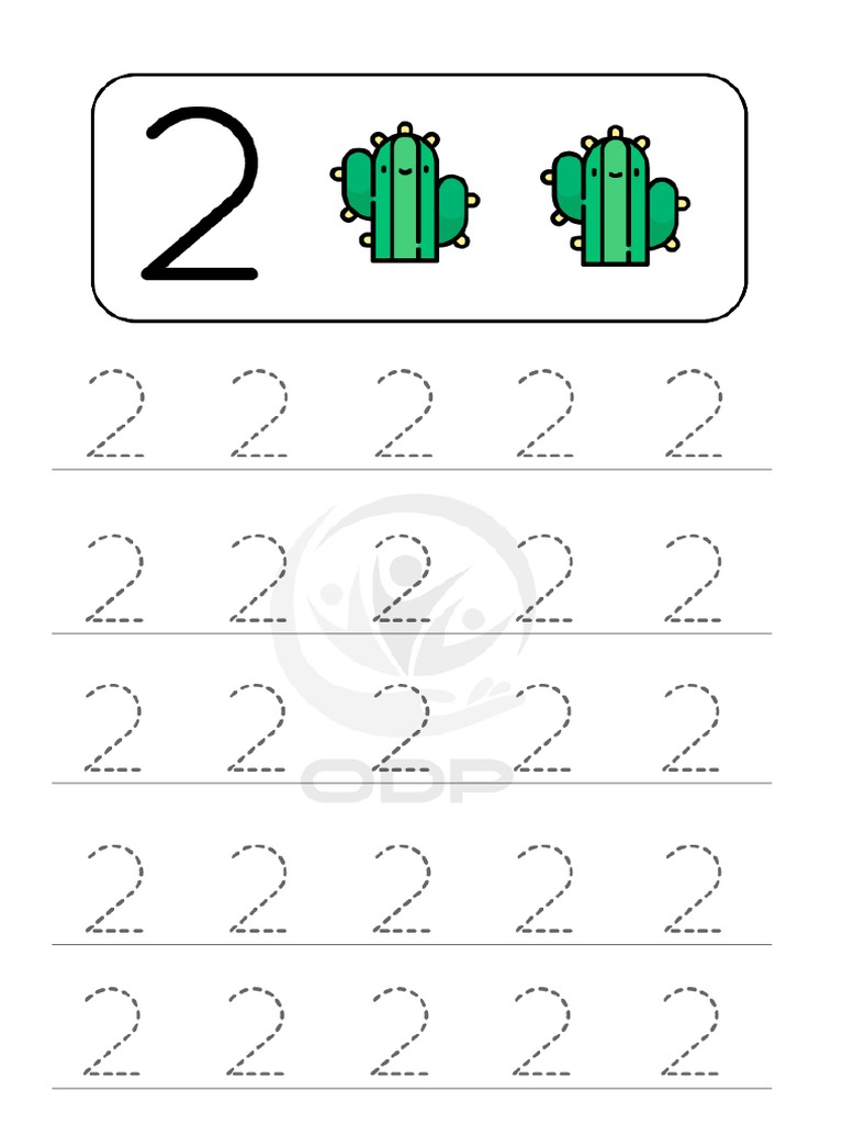 Number - Tap Viet So 1 Den 10-02 | PDF