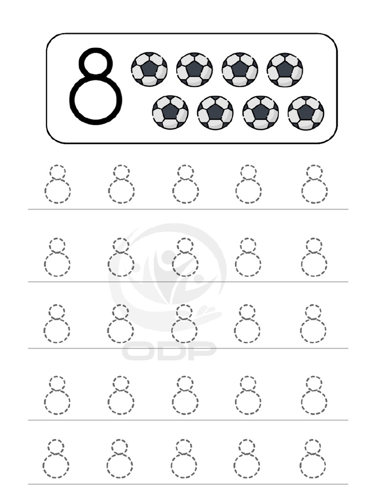 Number - Tap Viet So 1 Den 10-08 | PDF