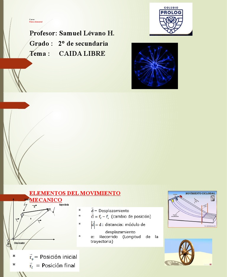 SEGUNDO Sec FISICACAIDA LIBRE | PDF