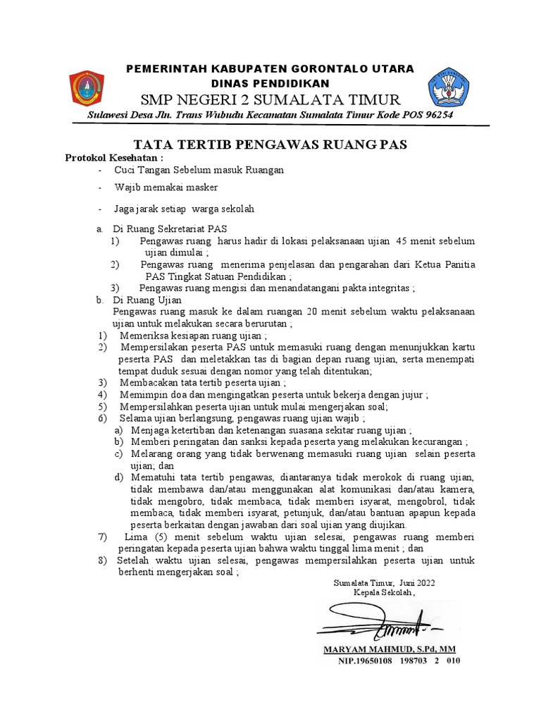 Tatib Pengawas Pas | PDF