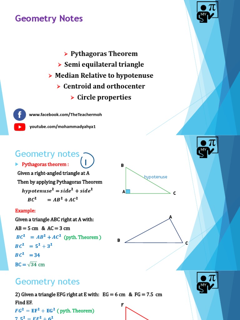 Most Common Geometry Properties | PDF | Teaching Methods & Materials