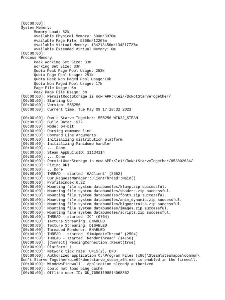 Client - Log - 2023 05 11 16 10 46 | PDF | Computer File | Computing