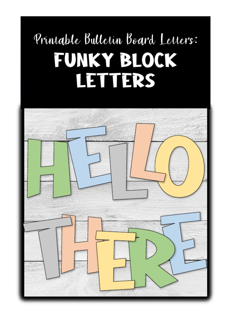 block letters | PDF