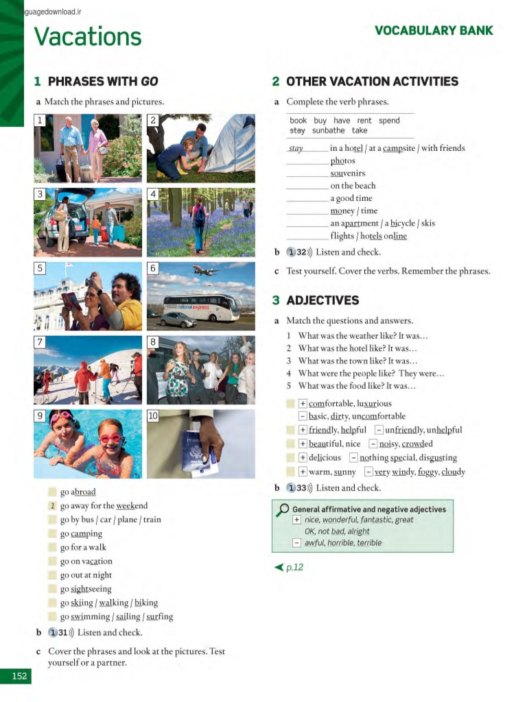 488 - 1 - American English File. 2ed. Lev.2 Student Book-153 | PDF