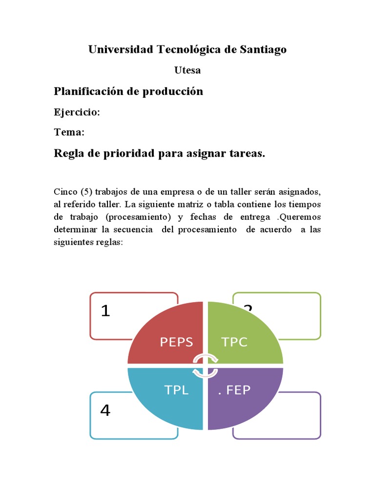 REGLA DE PRIORIDAD Act PIII | PDF
