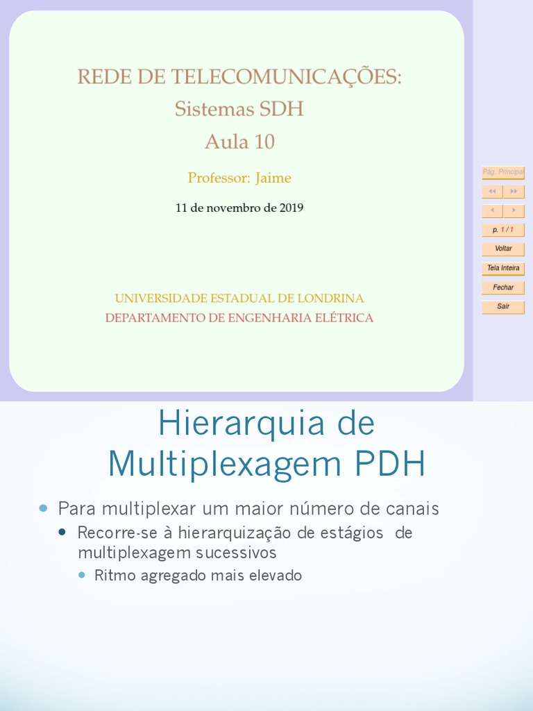 Aula10 SistemasSDH | PDF