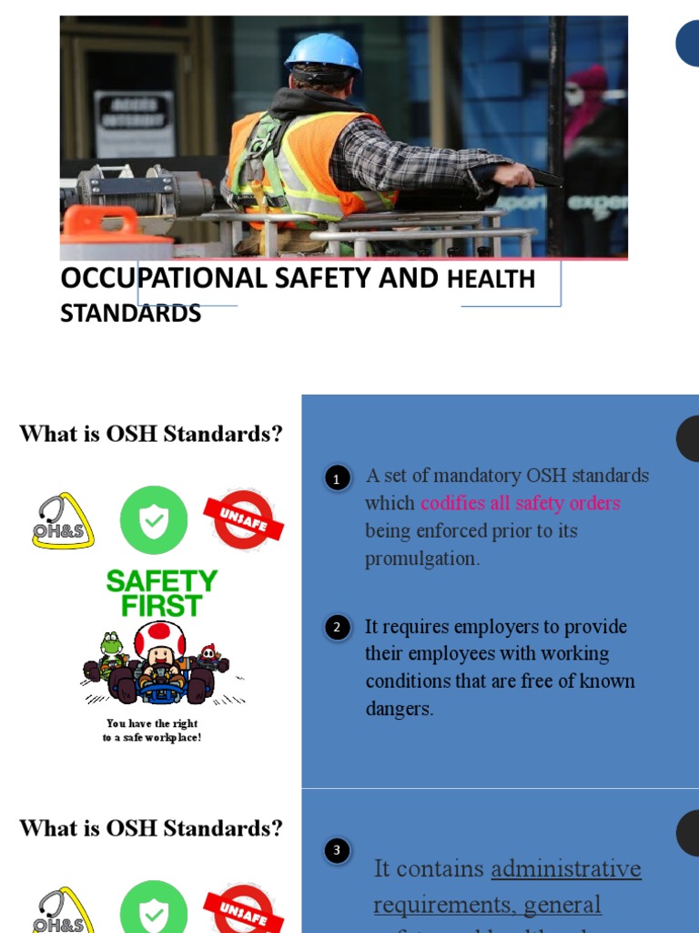 Lesson 2 Basic Osah, General Provisions, Safety Rules.. | PDF | Occupational Safety And Health ...
