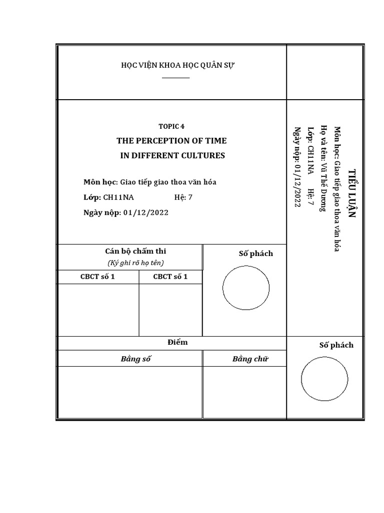 Chronemics Pdf Time Communication