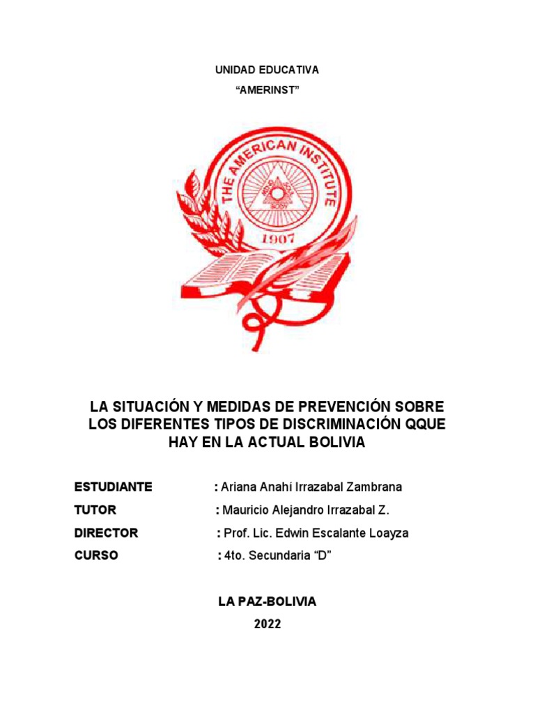 PDF | Discriminación | Invalidez