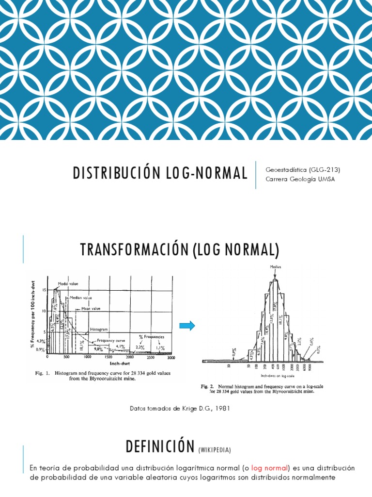 TEMA - 4 Distribución Log-Normal | PDF | Media | Desviación Estándar
