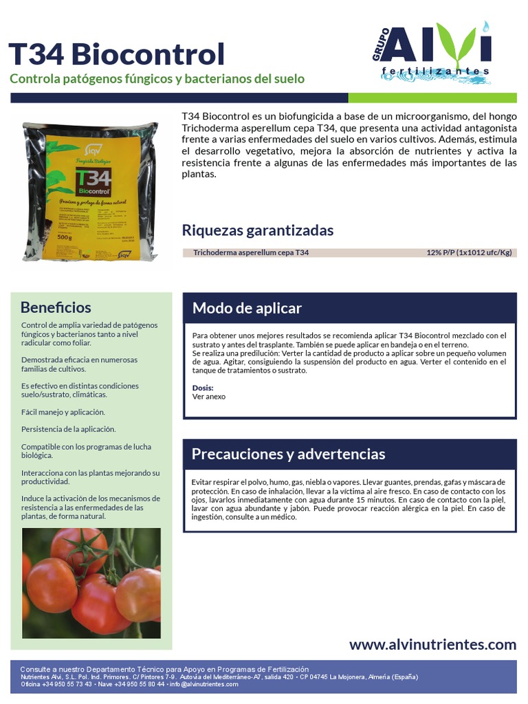t34 Biocontrol | PDF