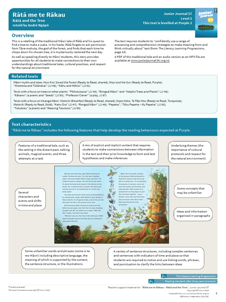 JJ57 TSM Rata Me Te Rakau | PDF