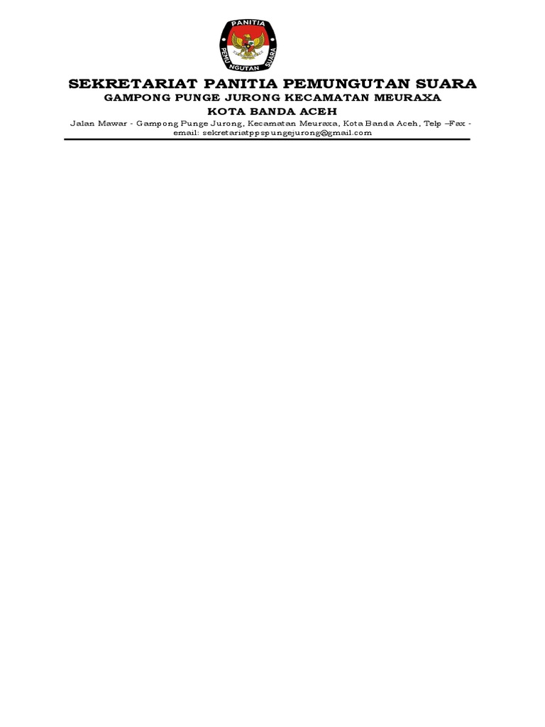 Kop Sekretariat Pps Punge Jurong Pdf 