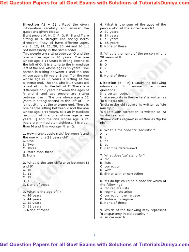 RBI Grade B Previous Year Question Paper 2019 With Solutions | PDF