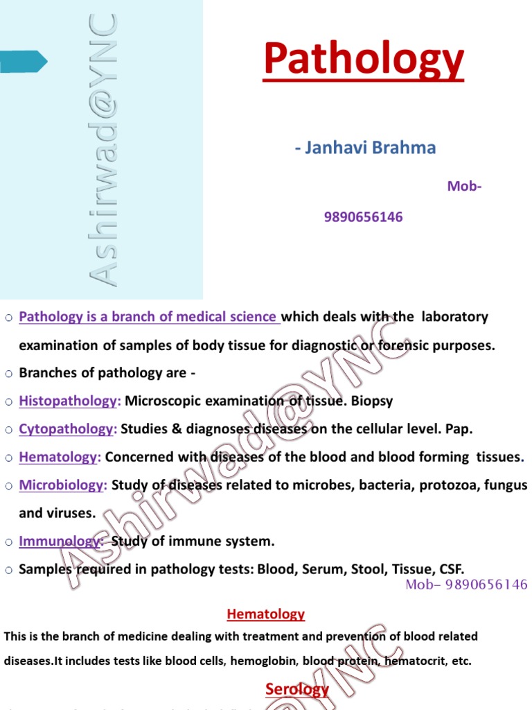 Ashirwad Pathology Notes | PDF