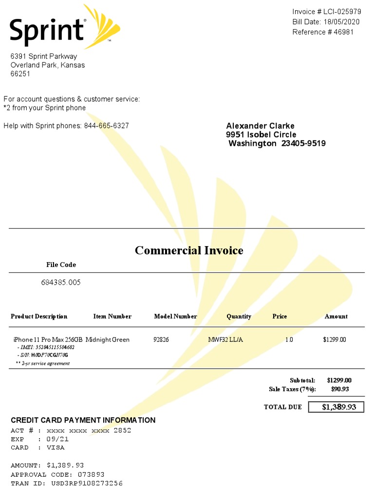 Invoice 11 Pro Max | PDF | Finance & Money Management