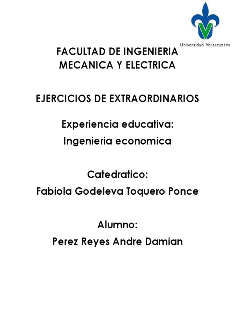 Ejercicios de Extraordinario-IE | PDF