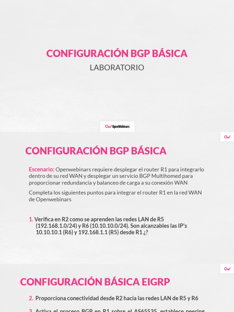 LAB 1 Configuración BGP Básica | PDF | Negocios