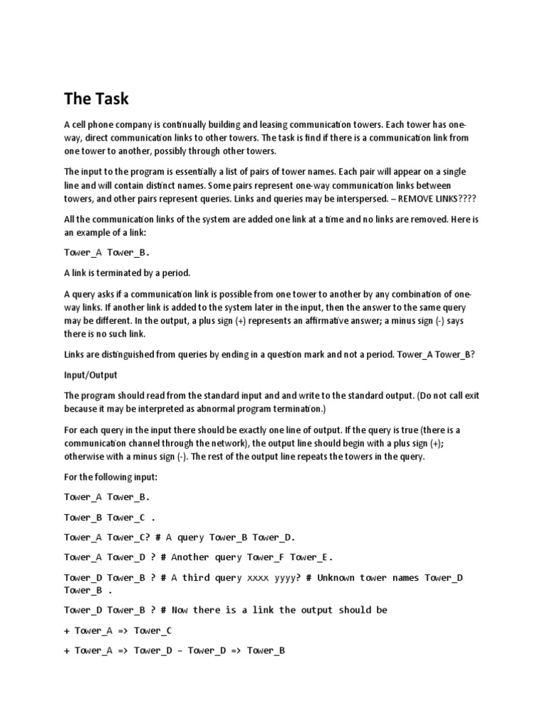 Ada Programming Task Pdf String Computer Science Communication