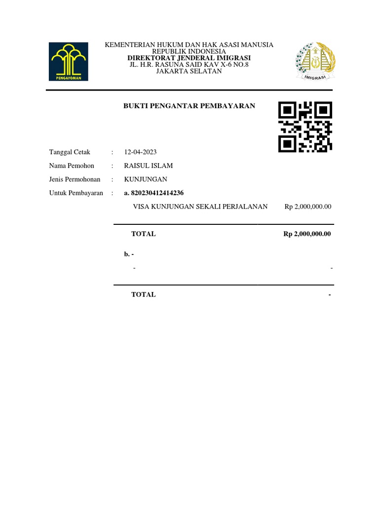 11534387_bukti_pengantar_pembayaran | PDF