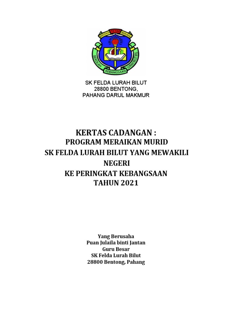 Format Kertas Kerja Rasmi | PDF