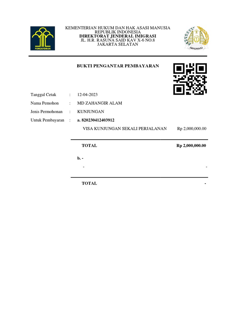 Bukti Pengantar Pembayaran | PDF