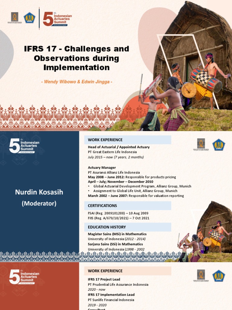 Sesi - 04 - Wendy Wibowo & Edwin Jingga - IFRS17-Challenges & Observation During Implementation ...