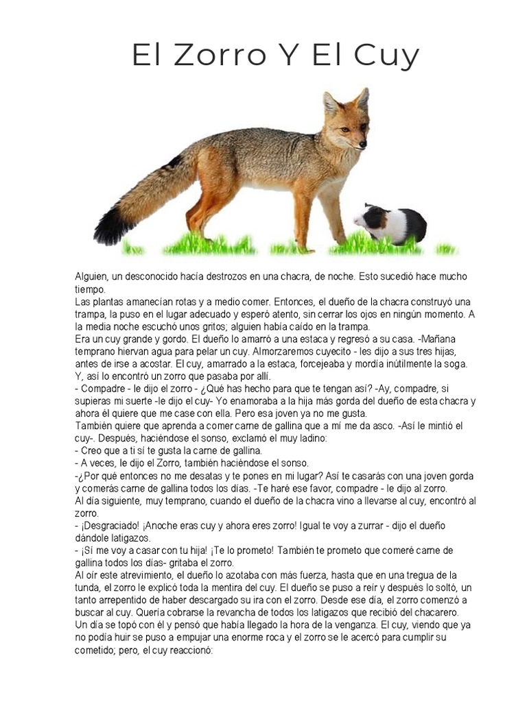 El Zorro y El Cuy | PDF