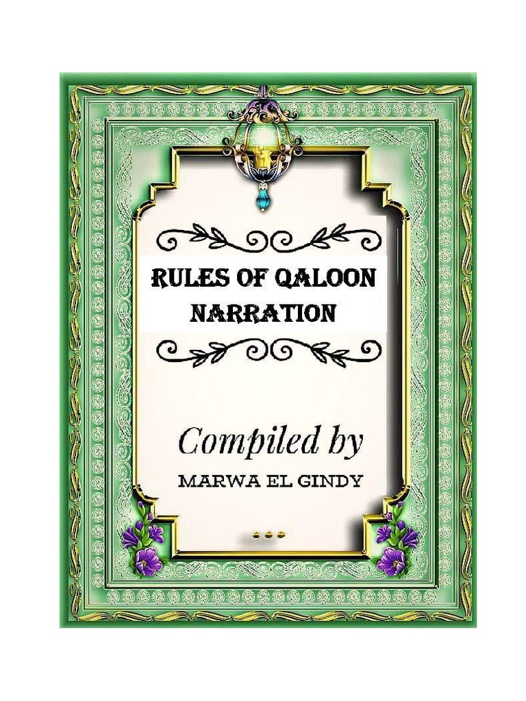 Qaloon Tajweed Rules | PDF