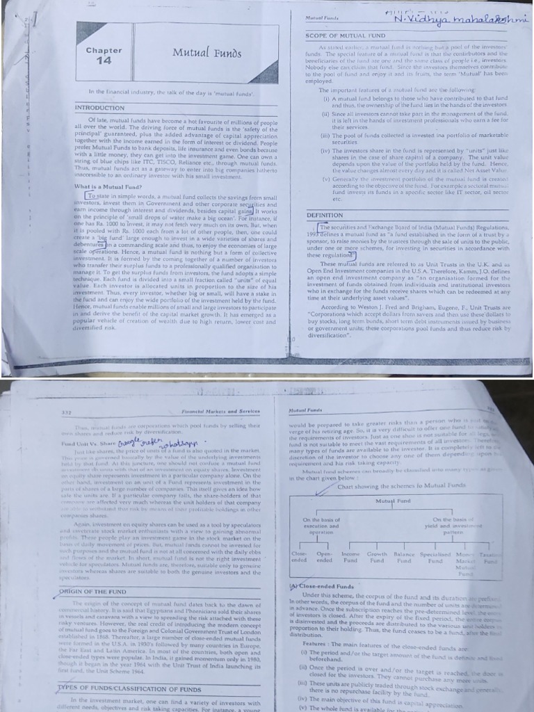 VSC Mutual Funds | PDF